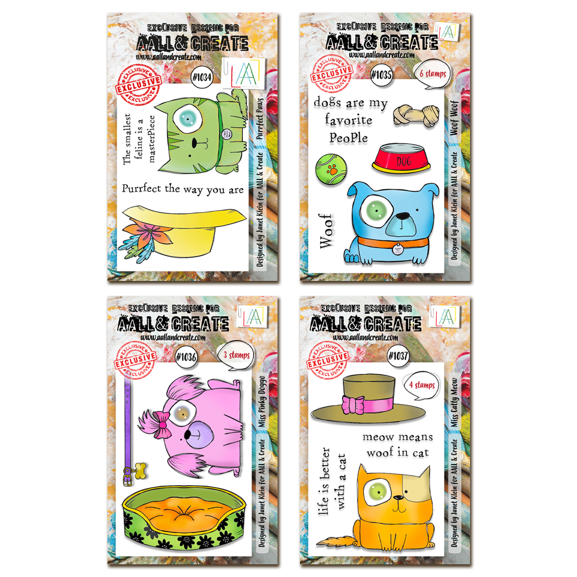 Furry Friends Stamp Bundle – AALL & Create