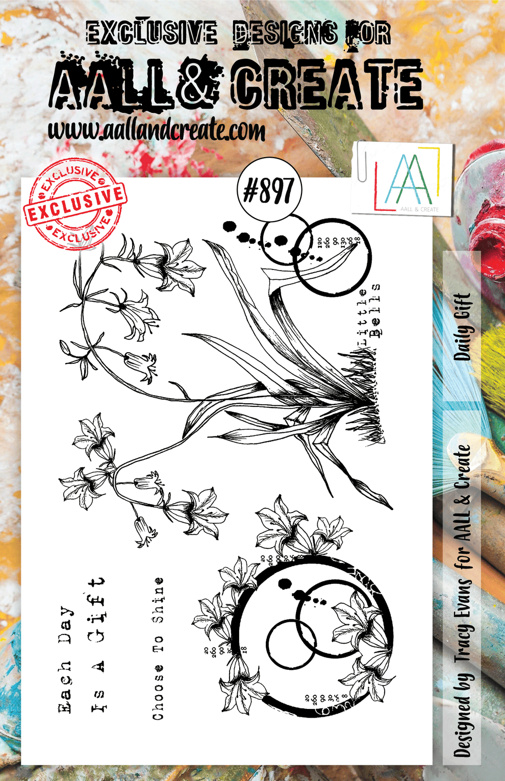 #897 - A5 Clear Stamp Set - Daily Gift – AALL & Create