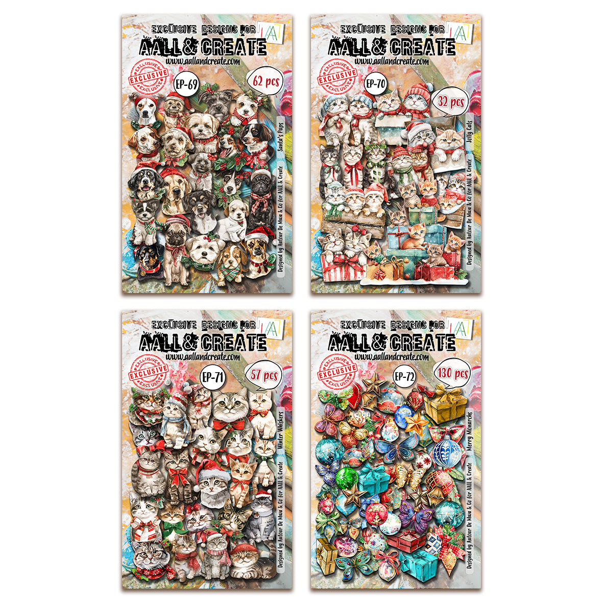Merry Pets Ephemera Bundle – AALL & Create