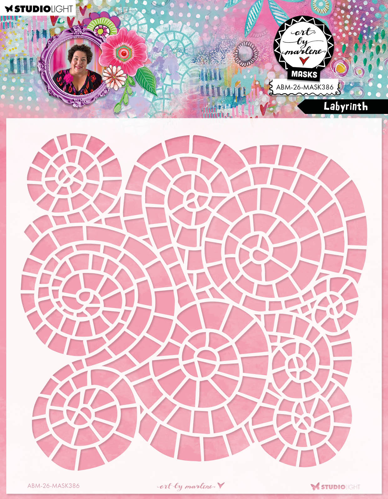 Art By Marlene Mask Labyrinth Art by Marlene 203x203x1mm 1 Piece – AALL ...