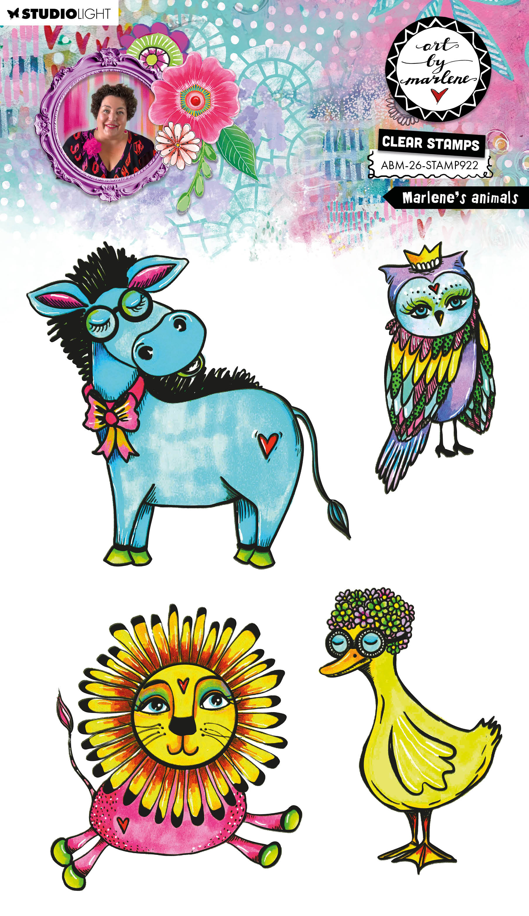 Art By Marlene Clear Stamp Marlene's animals Art by Marlene 148x210x3m ...