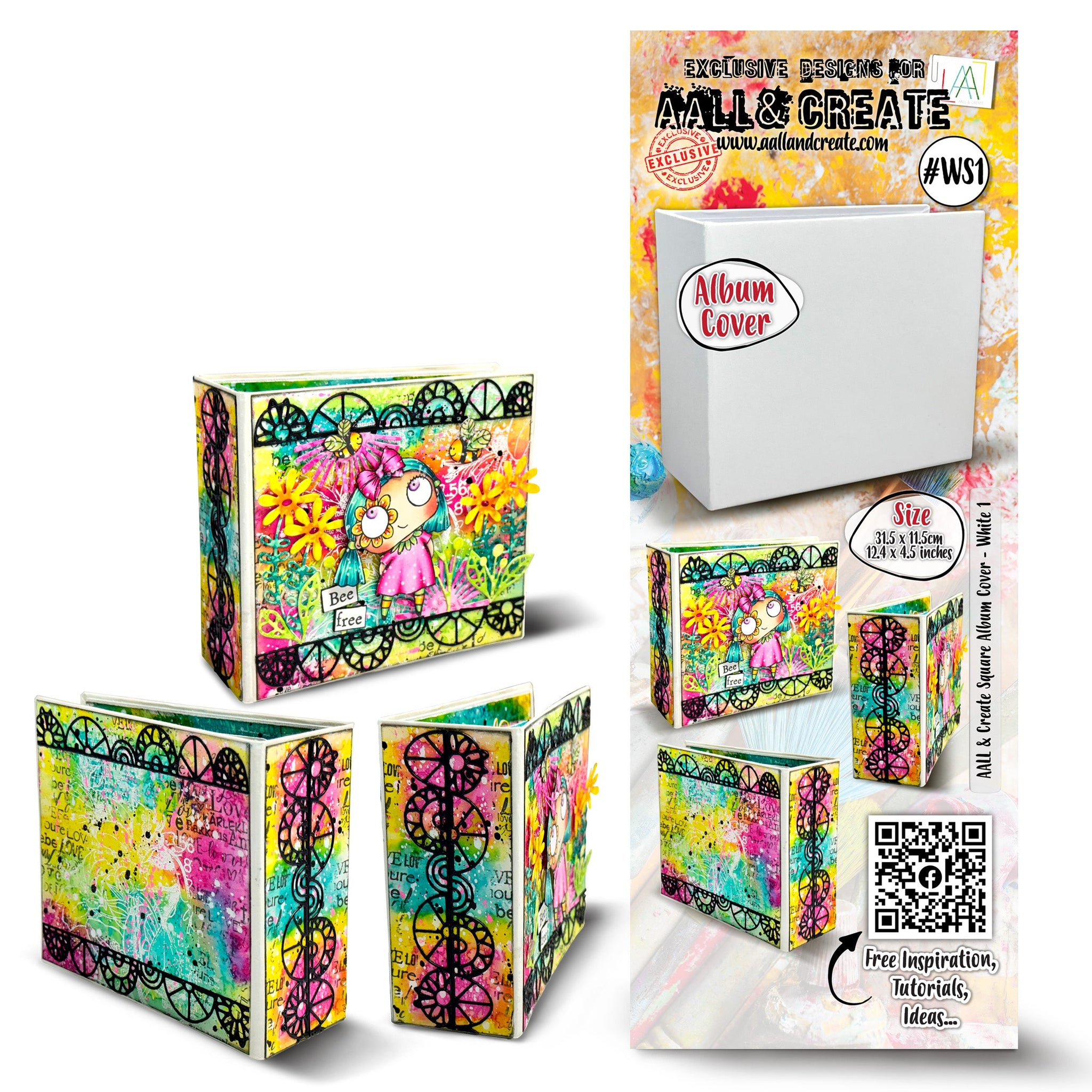 Square Album Cover - White – AALL & Create