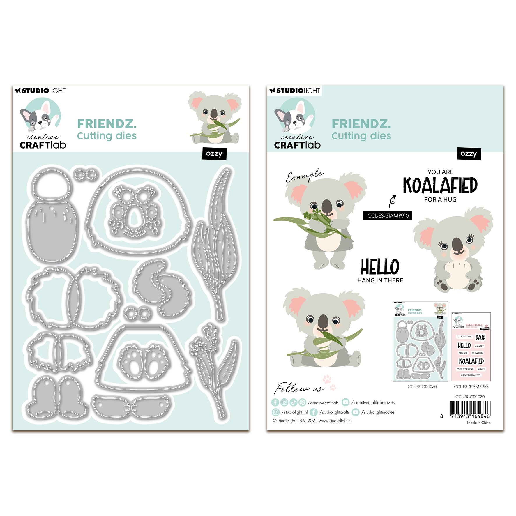 Creative Craftlab Essentials Cutting Die Ozzy Friendz – AALL & Create