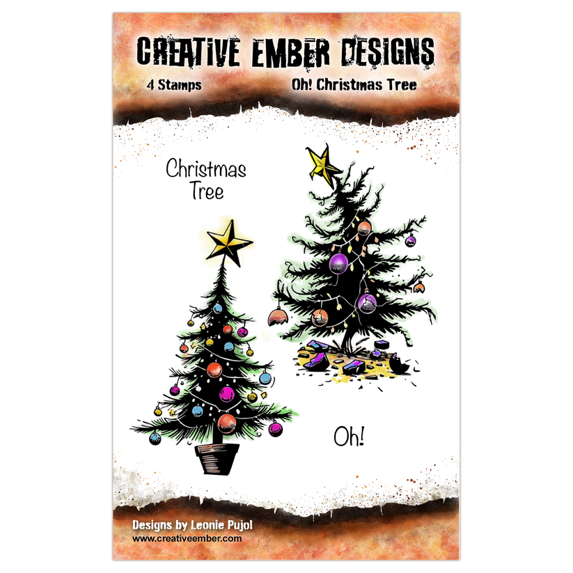 Creative Ember Designs Oh! Christmas Tree - A7 Stamp Set – AALL & Create