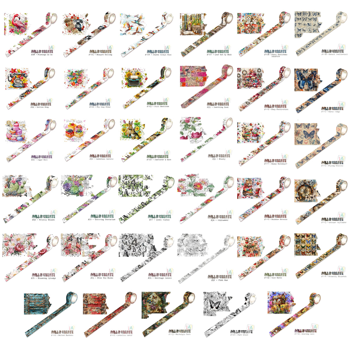 Layer-It-Up Collection - 35 Washi Tapes! – AALL & Create