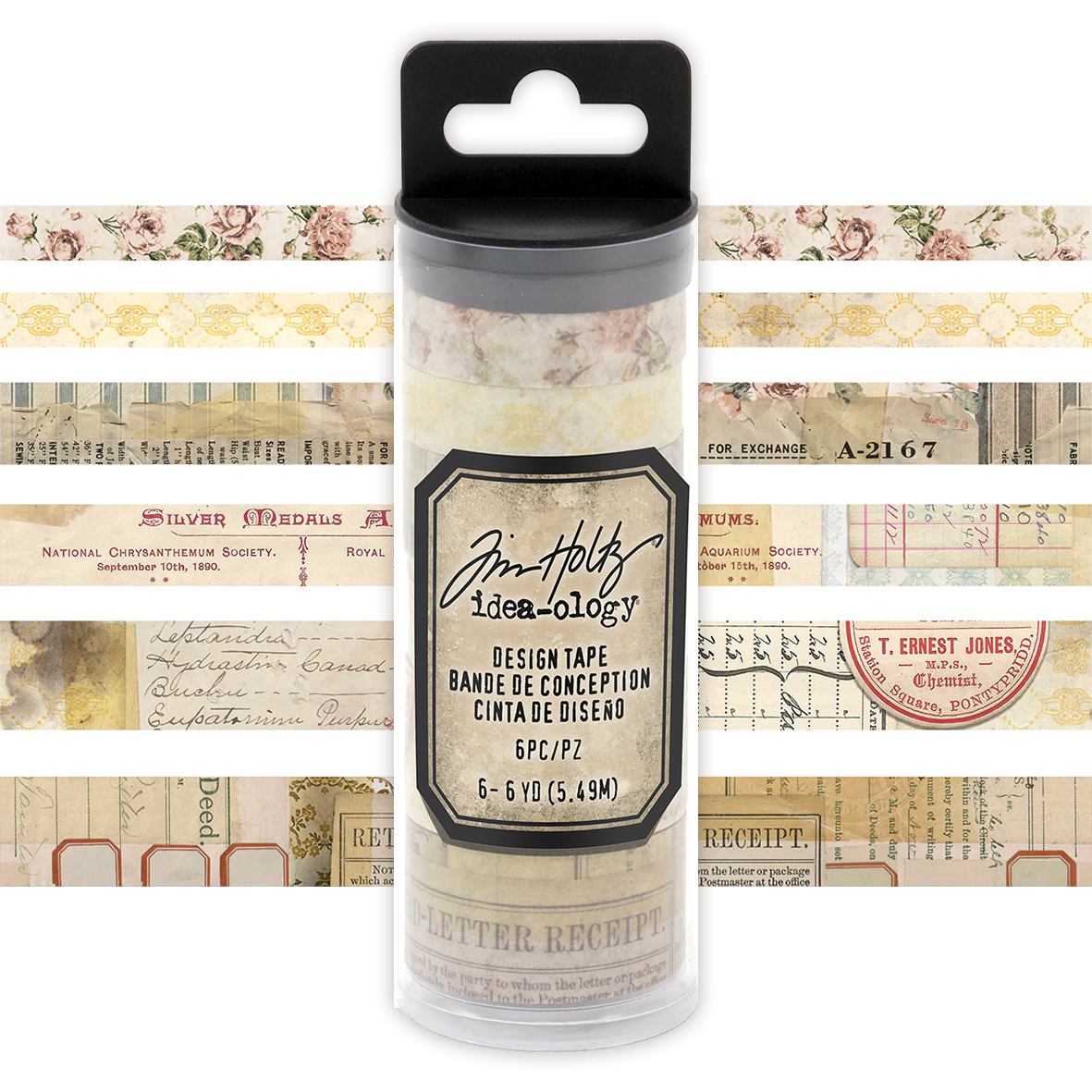 Idea-ology Tim Holtz Design Tape 6 Pcs - Remnants – AALL & Create