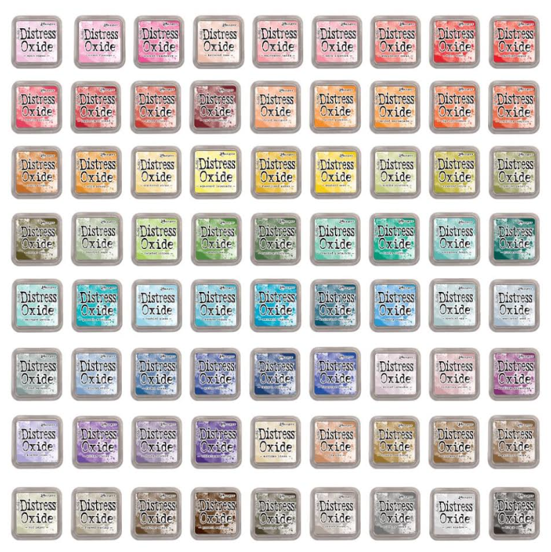 Ranger Tim Holtz Distress Oxide Ink Pad Complete Collection - 72 Ink P ...