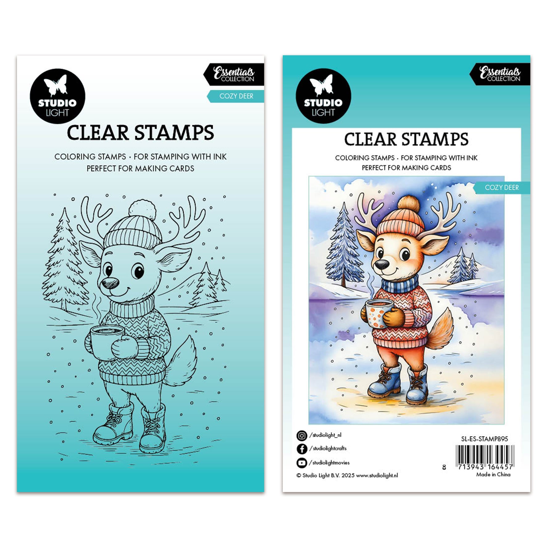 Studio Light Essentials Clear Stamp Cozy Deer – AALL & Create