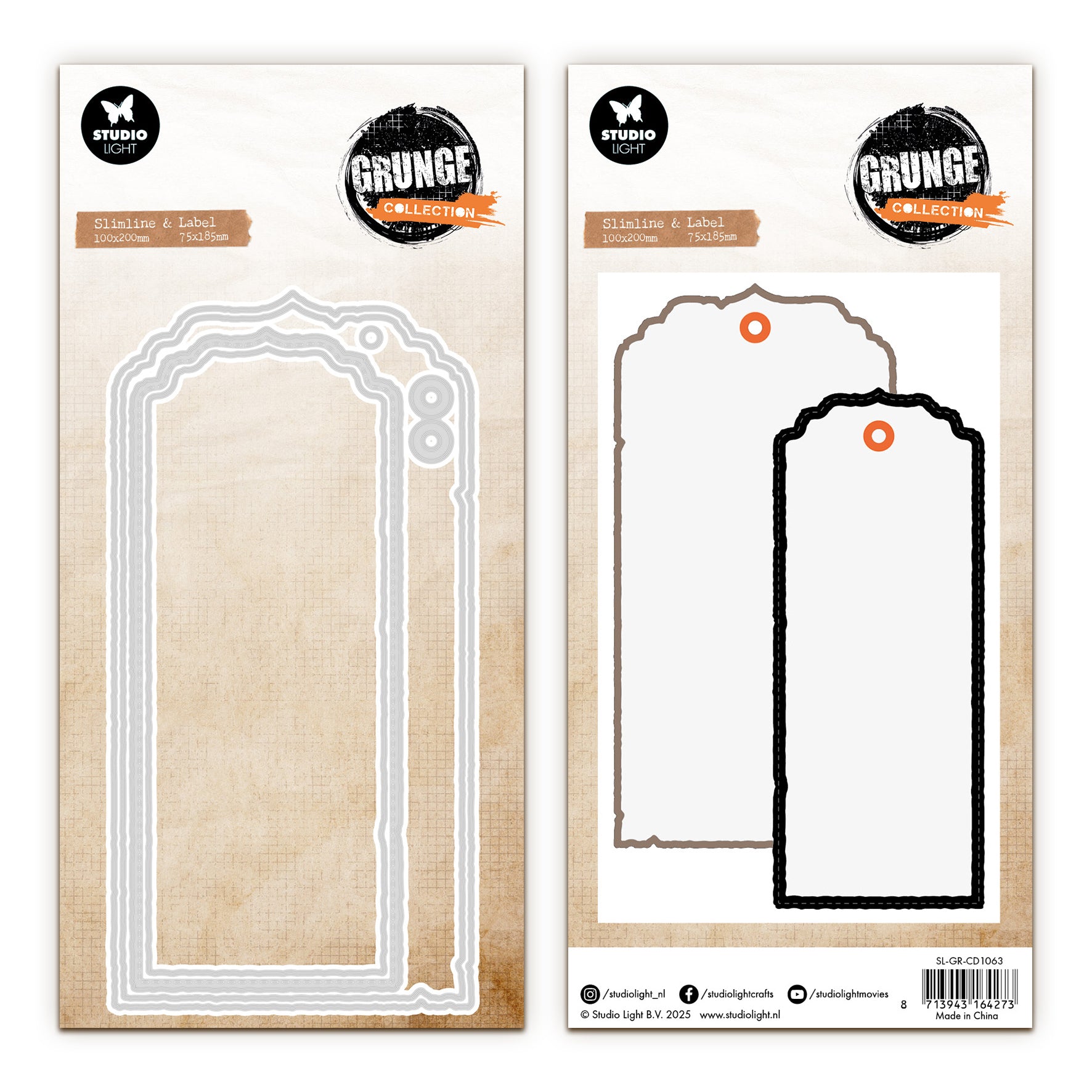 Studio Light Grunge - Cutting Dies Big Labels – AALL & Create