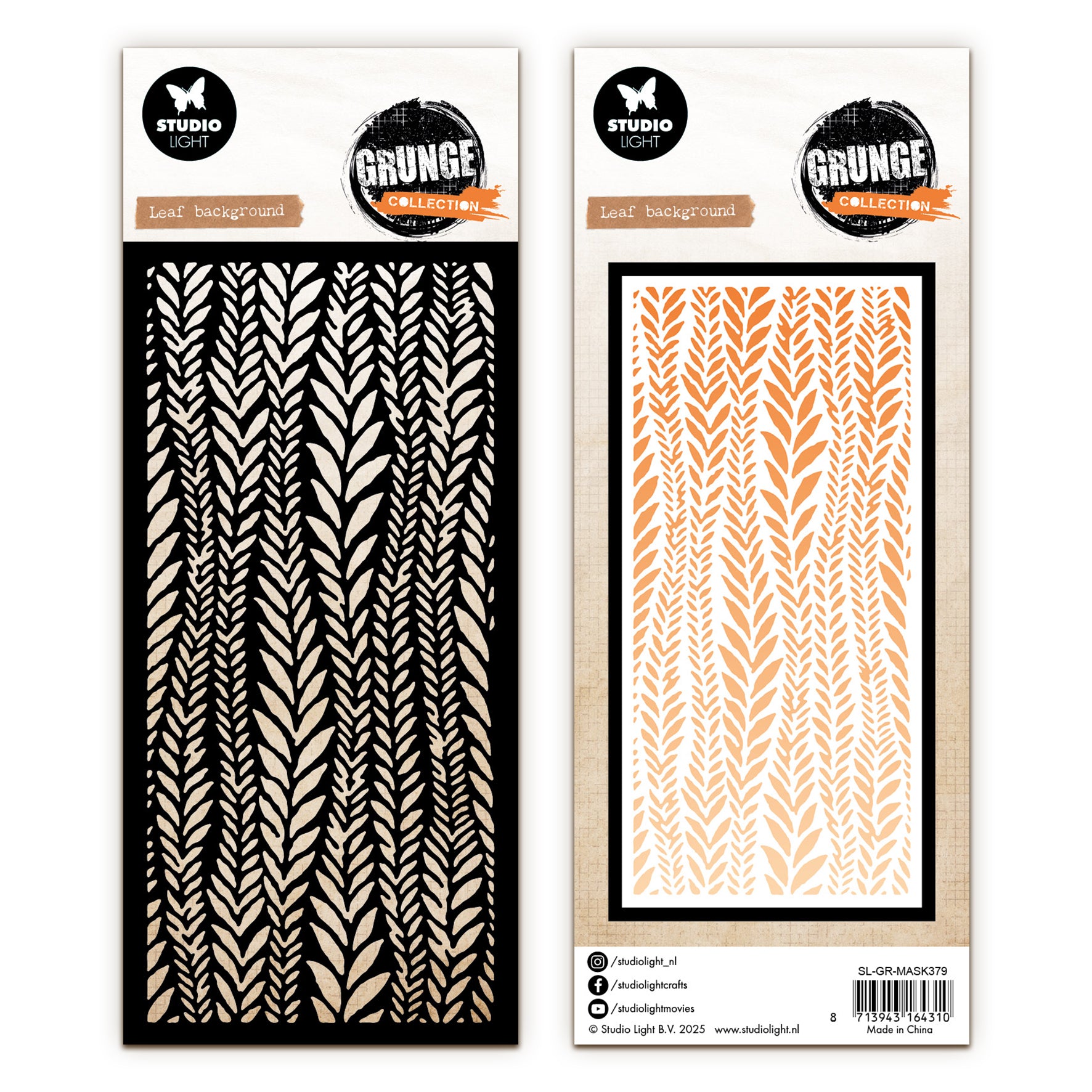 Studio Light Grunge - Mask Leaf Background – AALL & Create