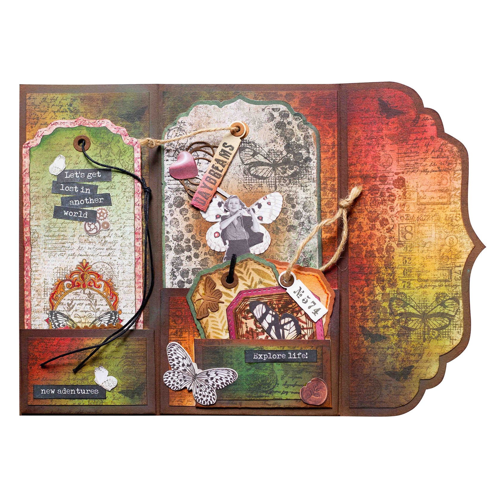 Studio Light Grunge - Designer Paper Pad Background Papers – AALL & Create