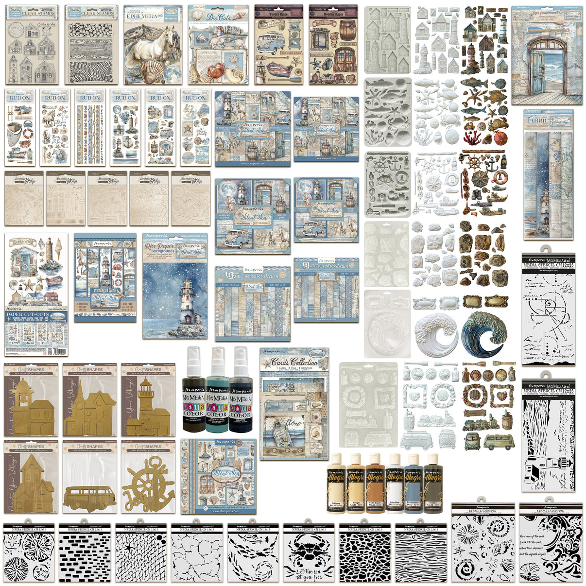Stamperia Silent Sea Complete Collection – AALL & Create
