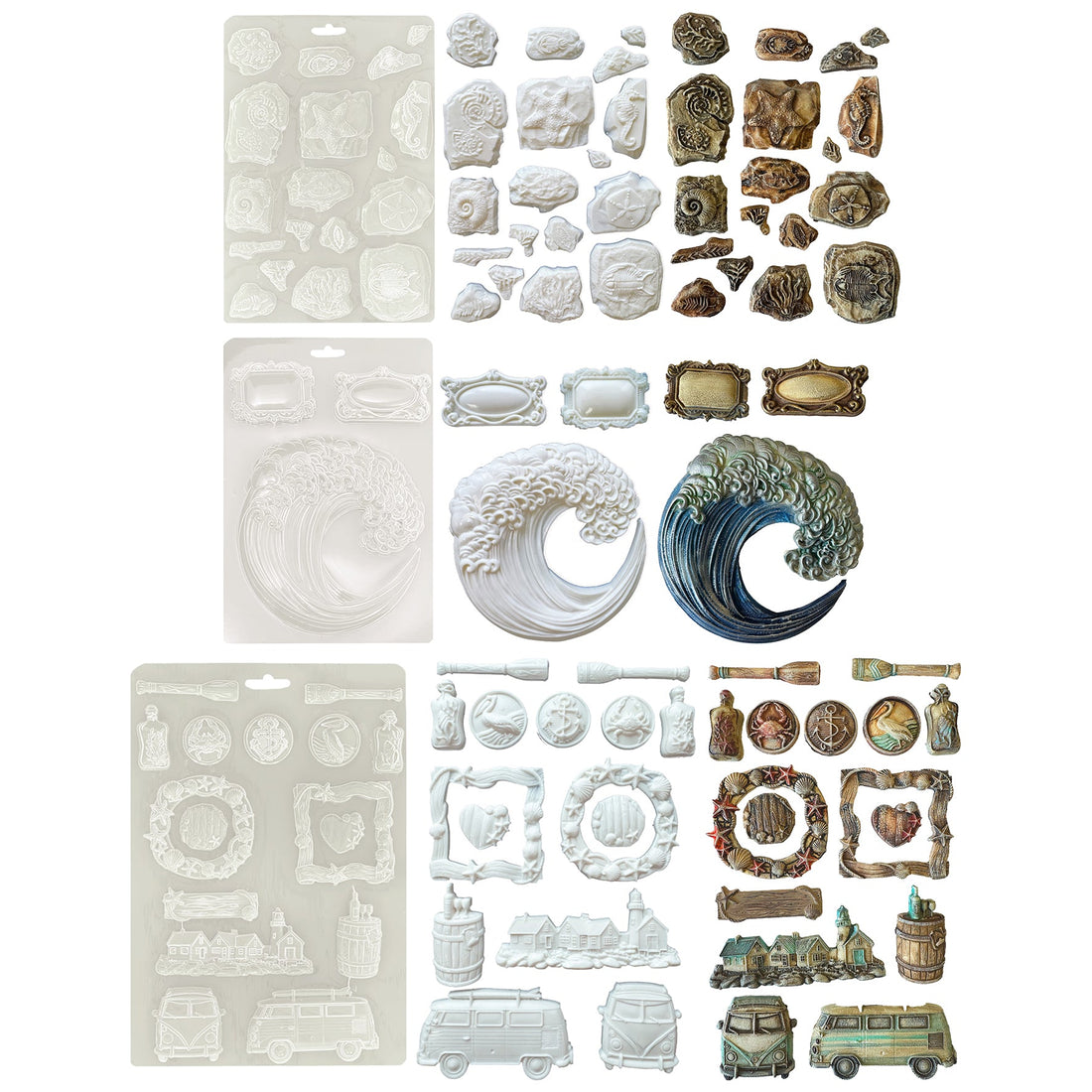 Stamperia Silent Sea Soft Mould Bundle – AALL & Create