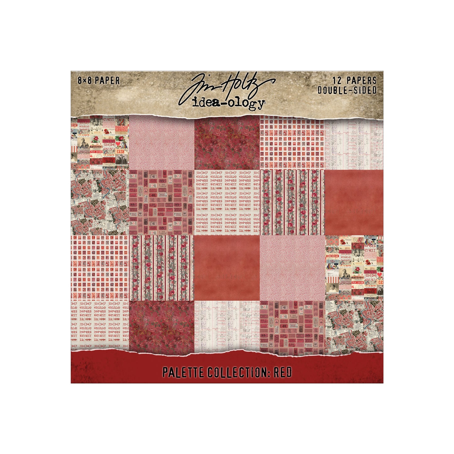 Tim Holtz Idea-ology Palette Collection: Red 8x8 – AALL & Create