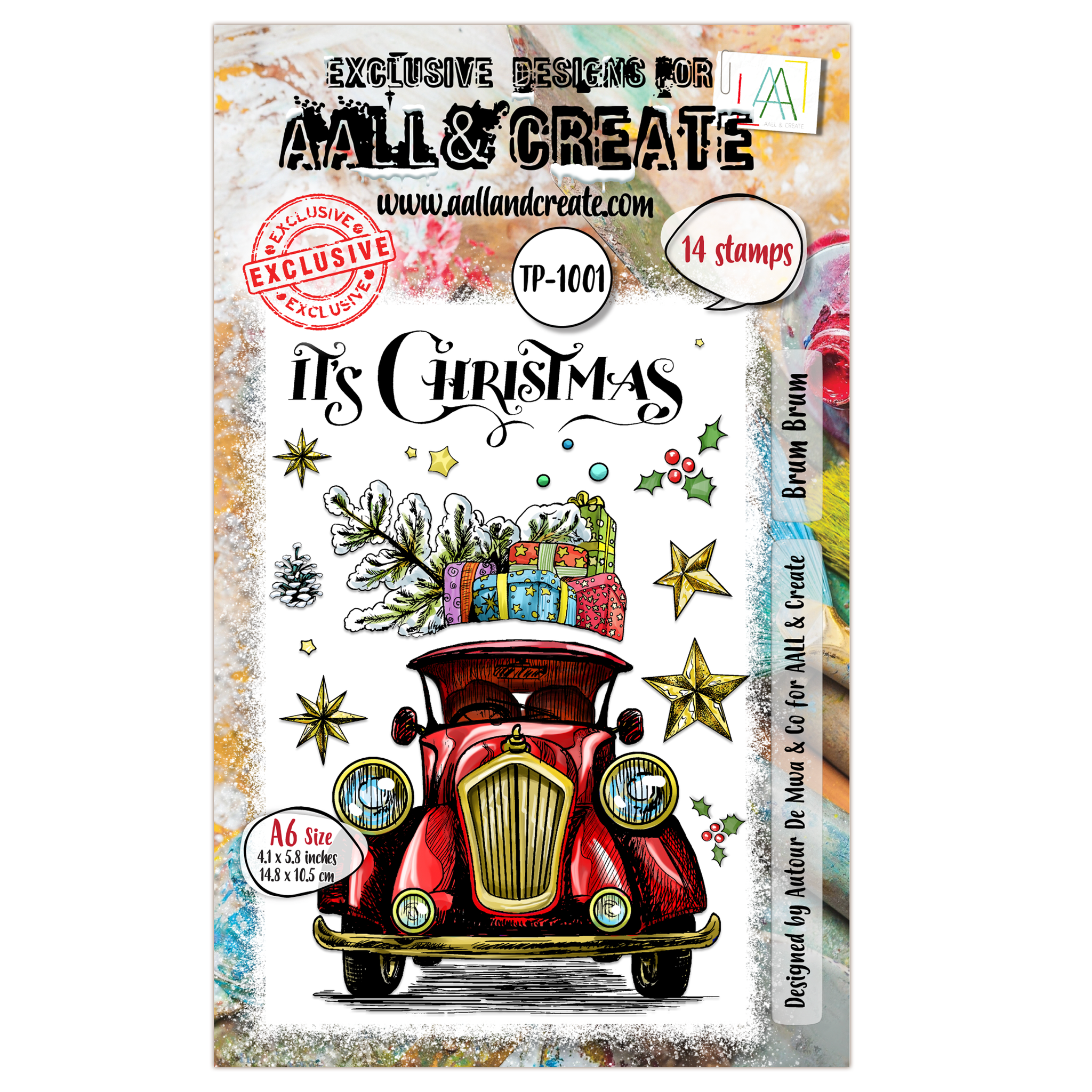 TP-1001 - A6 Stamp Set - Brum Brum – AALL & Create