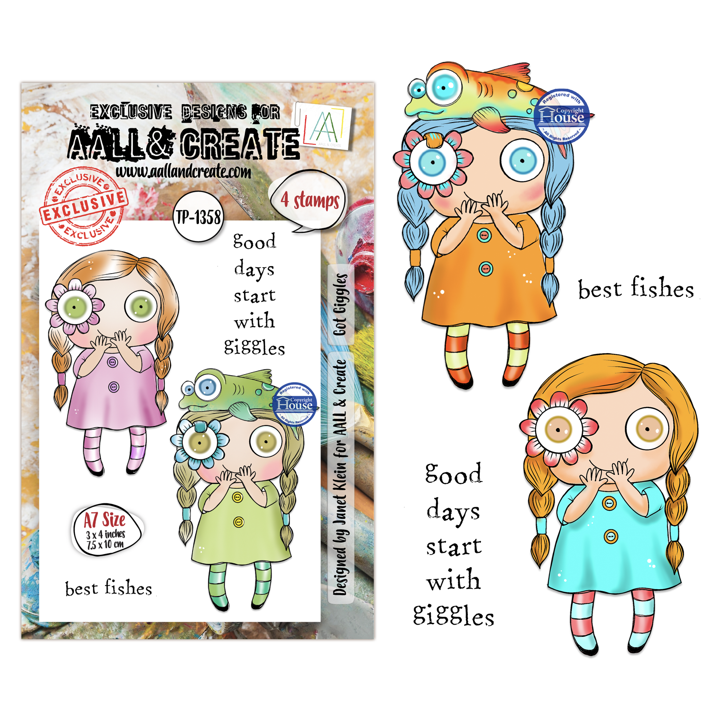 TP-1358 - A7 Stamp Sets - Got Giggles – AALL & Create
