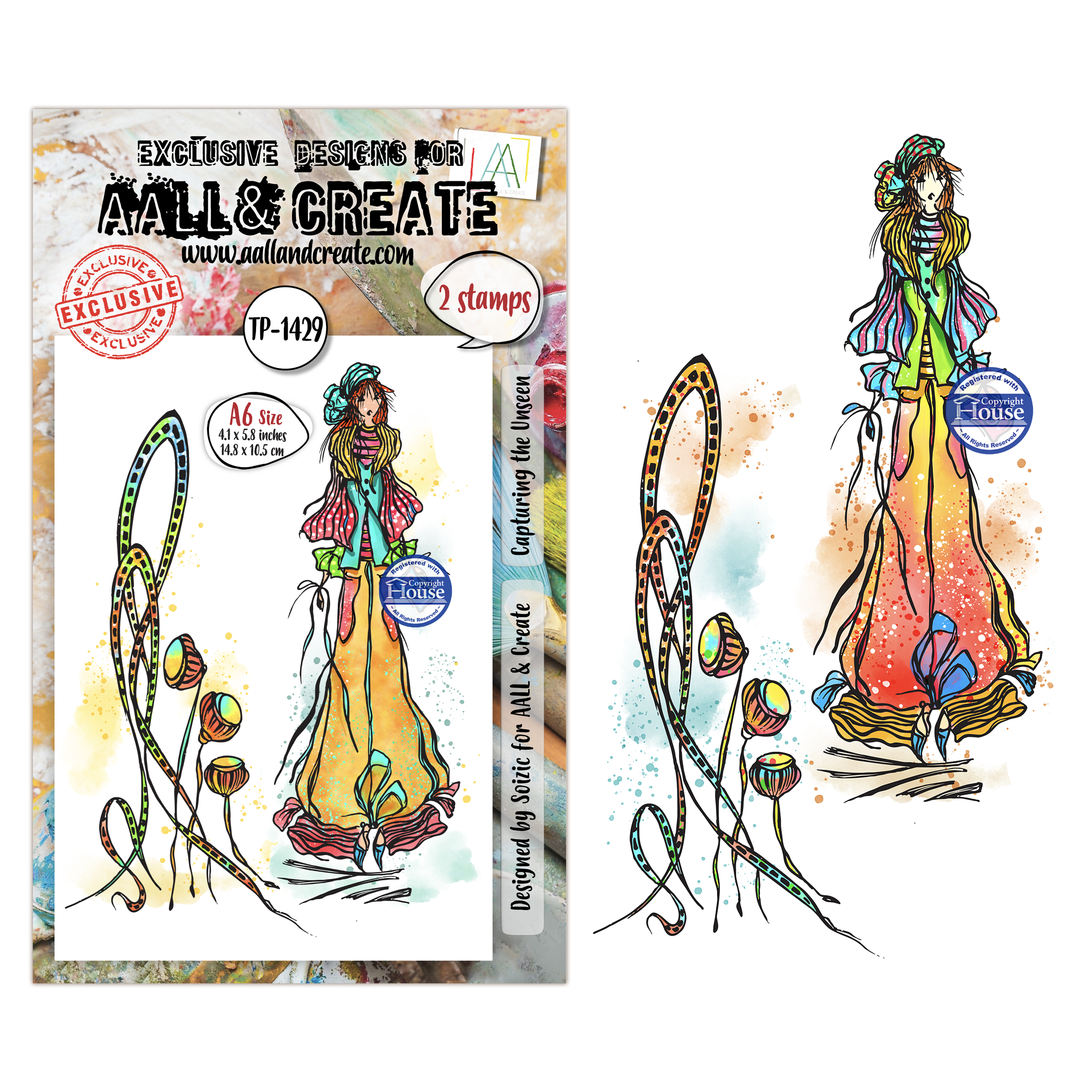 TP-1429 - A6 Stamp Sets - Capturing the Unseen – AALL & Create