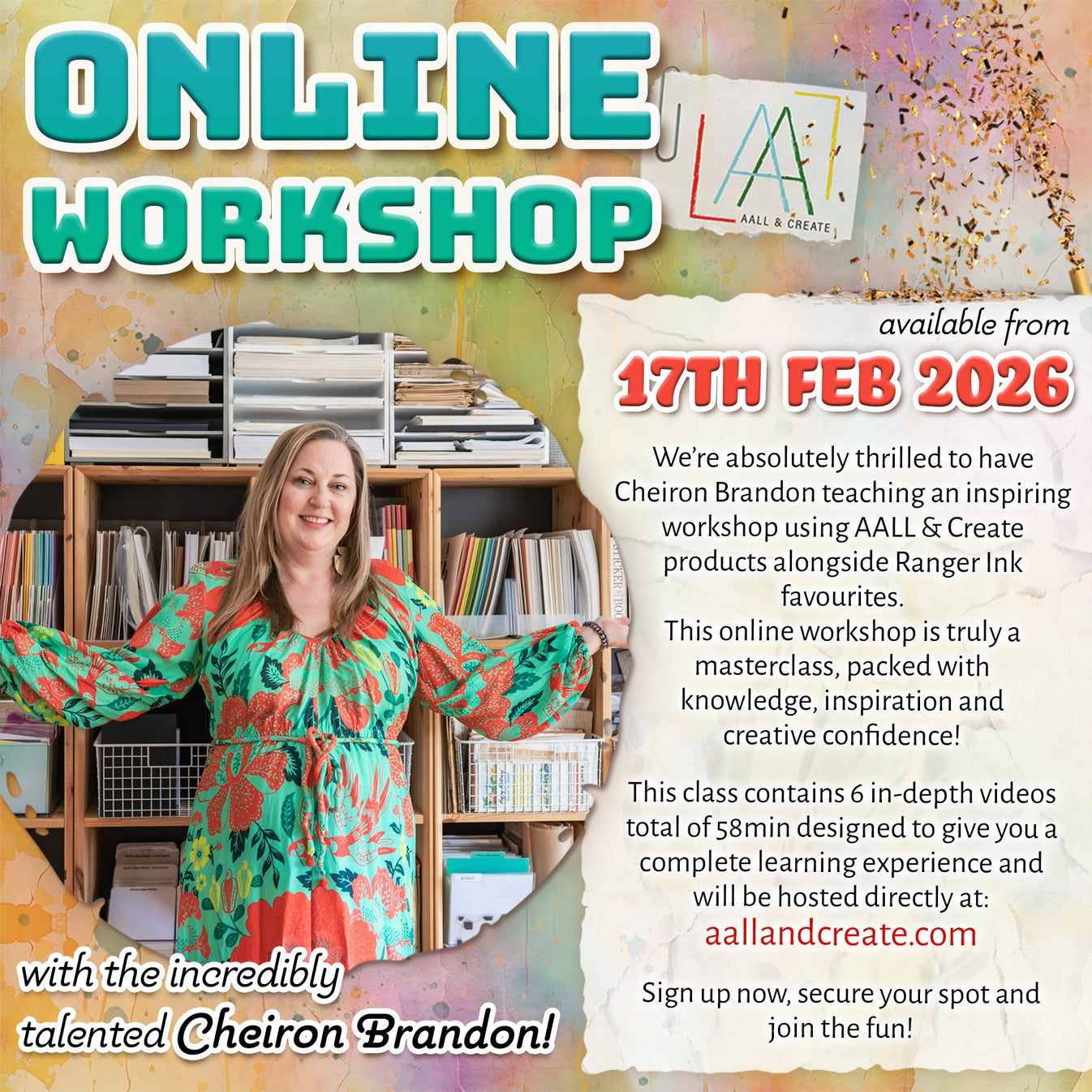 Online Workshop with Cheiron Brandon ~ The Magic of Alcohol Inks ...