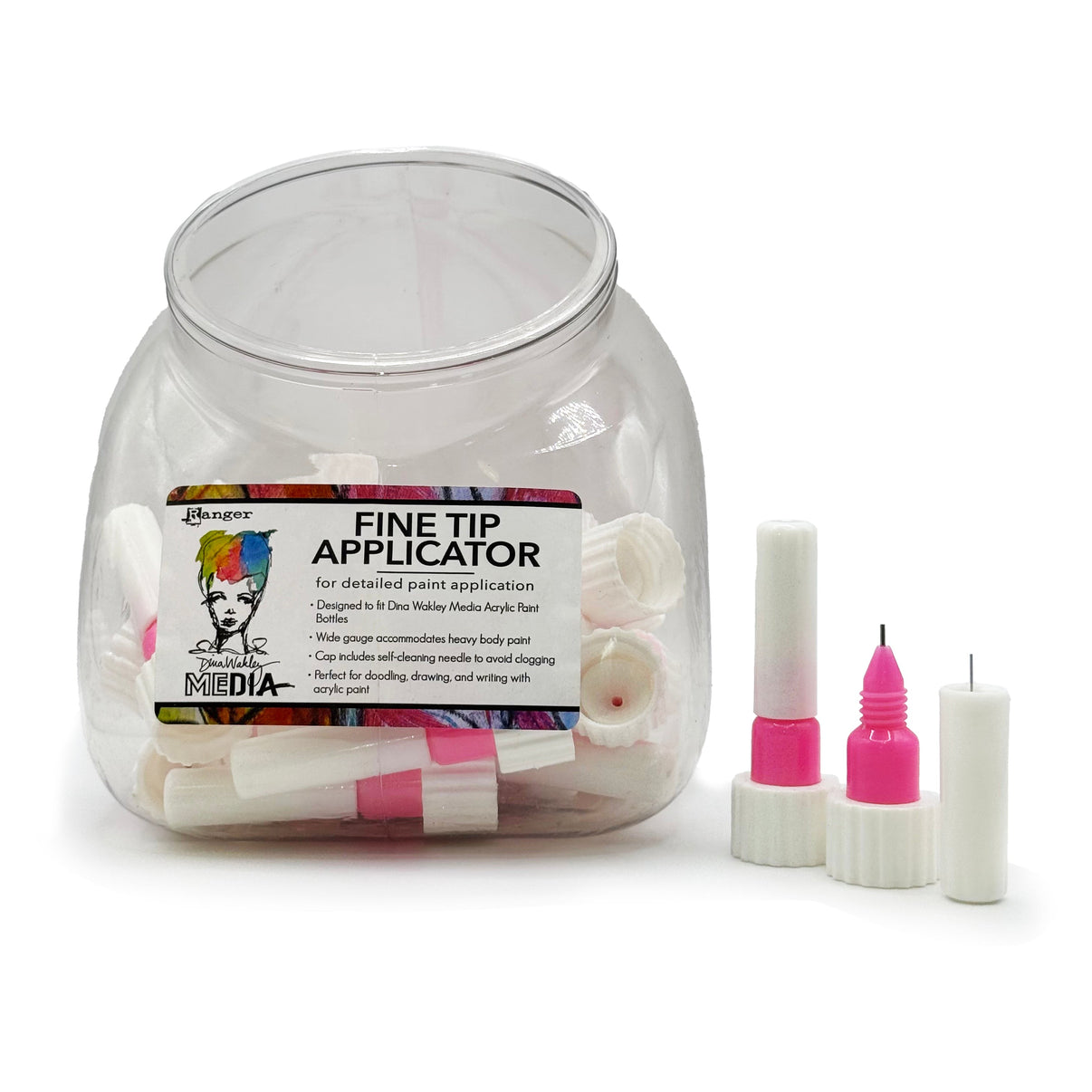 Ranger Dina Wakley Fine Tip Applicator for Paints (1pc) – AALL & Create