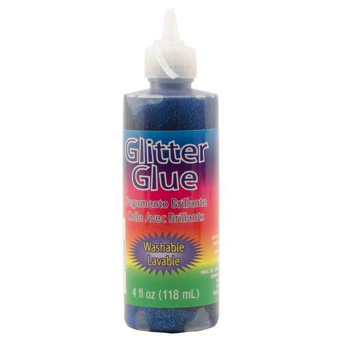 Darice Glitter Glue Blue 4 fl oz (118ml) – AALL & Create